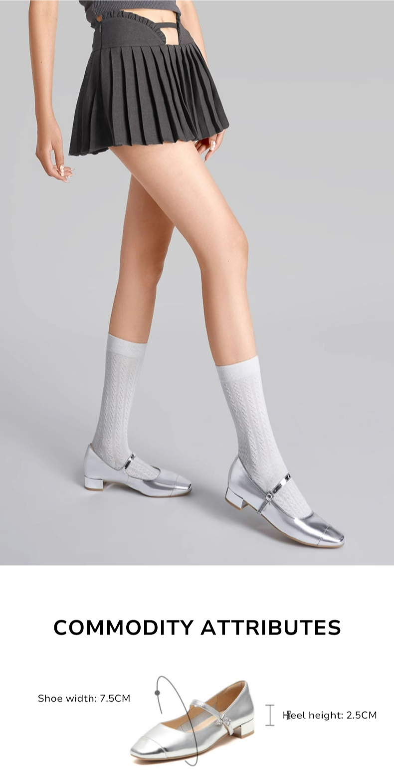 Staccato Mary Jane Ballet Flats รองเท้าแมรี่เจน ส้นแบน นิ้วเท้าเหลี่ยม ...