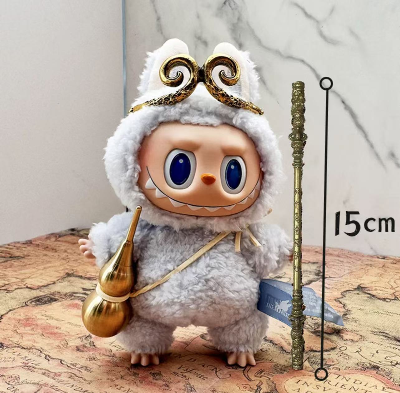 Labubu Clothes Black Myth Goku Heavenly Man คําสาปแบบห่วงแน่นสามชิ้น ...