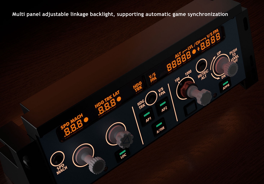 Simplayer A320 FCU Flight Control Unit Panel X-Plane MSFS2020 เกมจําลอง ...