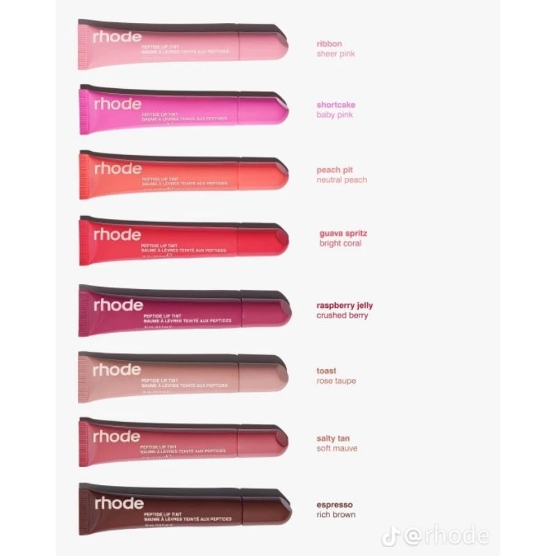 ของแท้100% Rhode SKIN Peptide Lip Tint - Authentic Tinted Balm in ...
