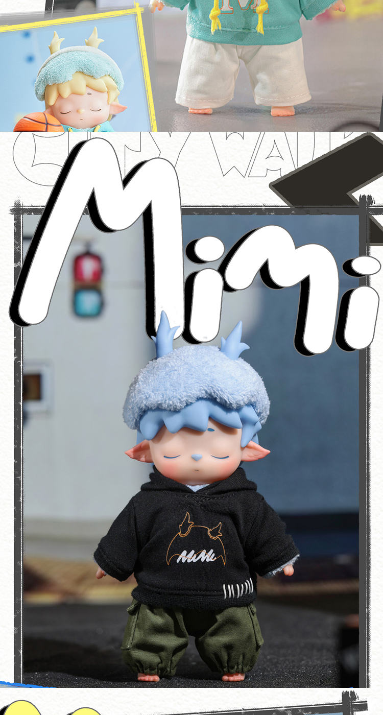 Heyone MIMI MIMIs CityWalk series Vinyl Plush Mystery Box กล่องตาบอดน่ารักรูปของขวัญ | Shopee ...