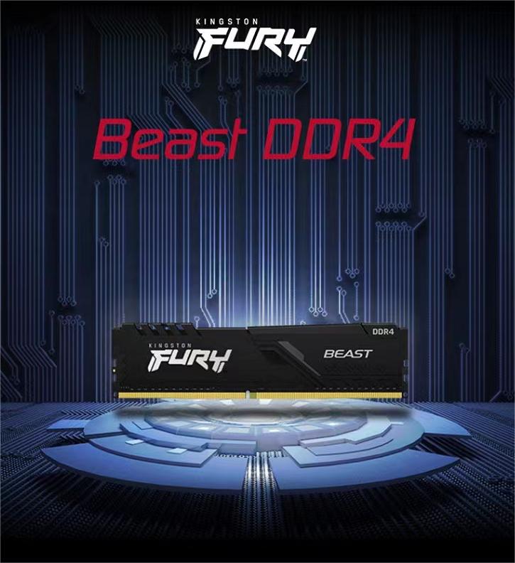 Kingston HyperX Fury Beast DDR4 RAM 4GB 8GB 16GB DDR4 1.2v 2133Mhz 2400Mhz 2666Mhz 3200MHz ...