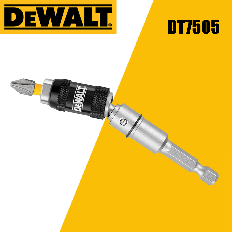 Dewalt DT7505-QZ Pivoting Bit Tip Holder 20° หน้า2 6.35มม.1/4 "อุปกรณ์ ...