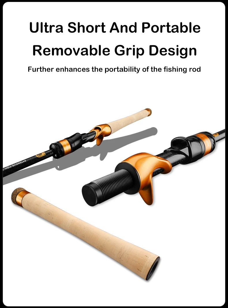 Purelure ใหม่ Telescopic Rod 1.86m 2.10m ML Power BFS 7ft Travel Rod ...