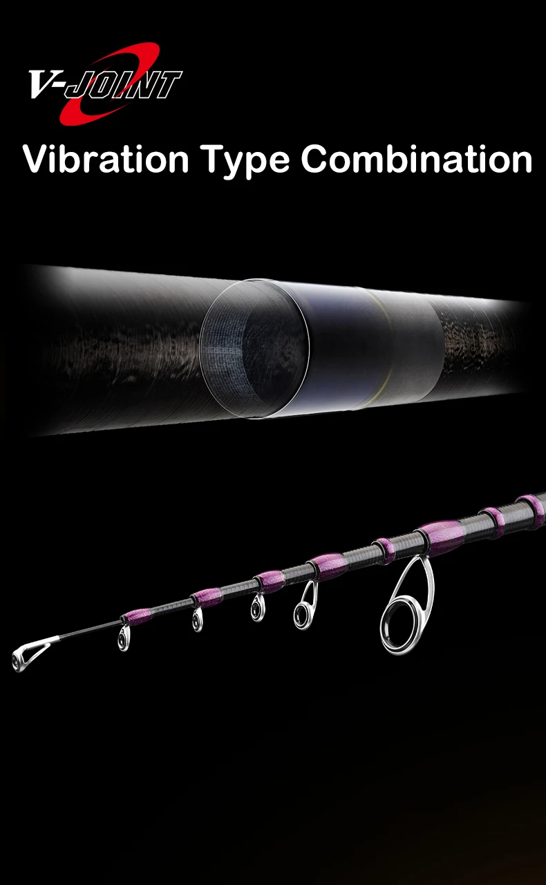 Purelure 1.50m XUL BFS Telescopic Rod 5ft Travel Rod ปลาเทราท์ Spinning ...