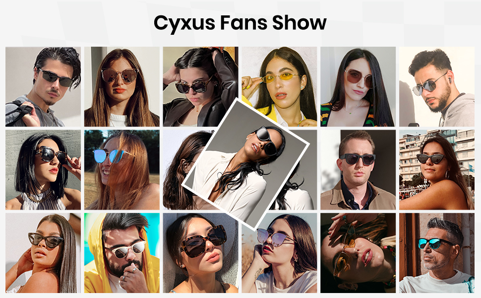 Cyxus Photochromic แว่นตา Frameless แว่นกรองแส Uv400แว่นสายตา Anti-Slip 8220 | Shopee Thailand