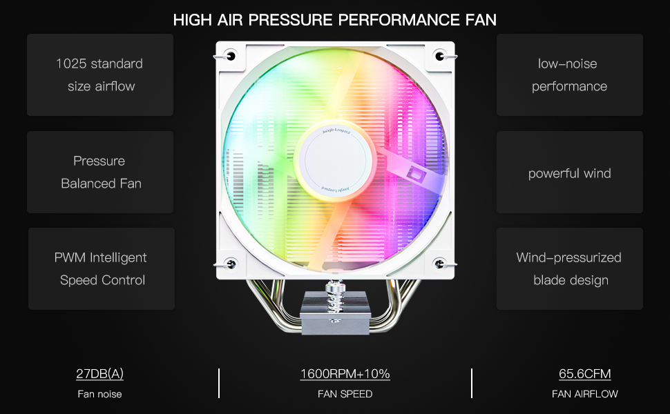 Jungle Leopard AF400S / AF401-DGT / KF401-DGT Digital CPU Cooler ...