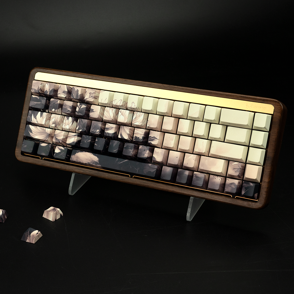 Xvx Plant series Cherry Profile Double shot Dye-Sub PBT Keycap Set 131 ...