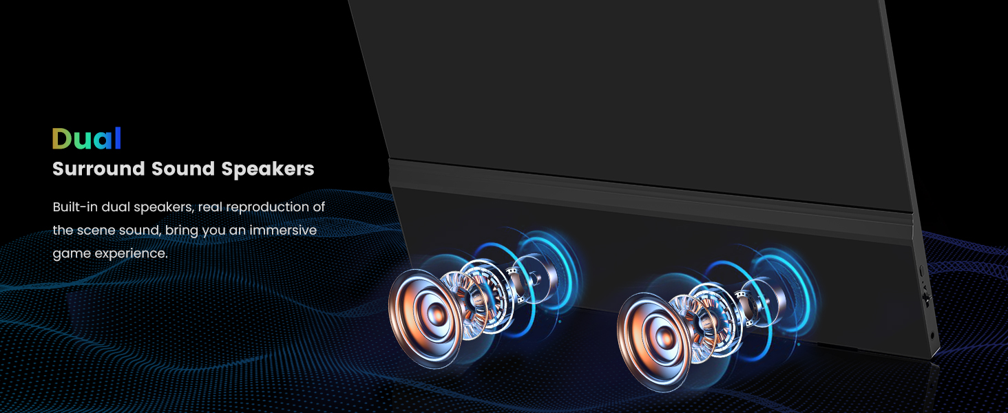 DITU จอภาพแบบพกพา 15.6-Inch หน้าจอสัมผัส portable LED FULL HD Gaming ...