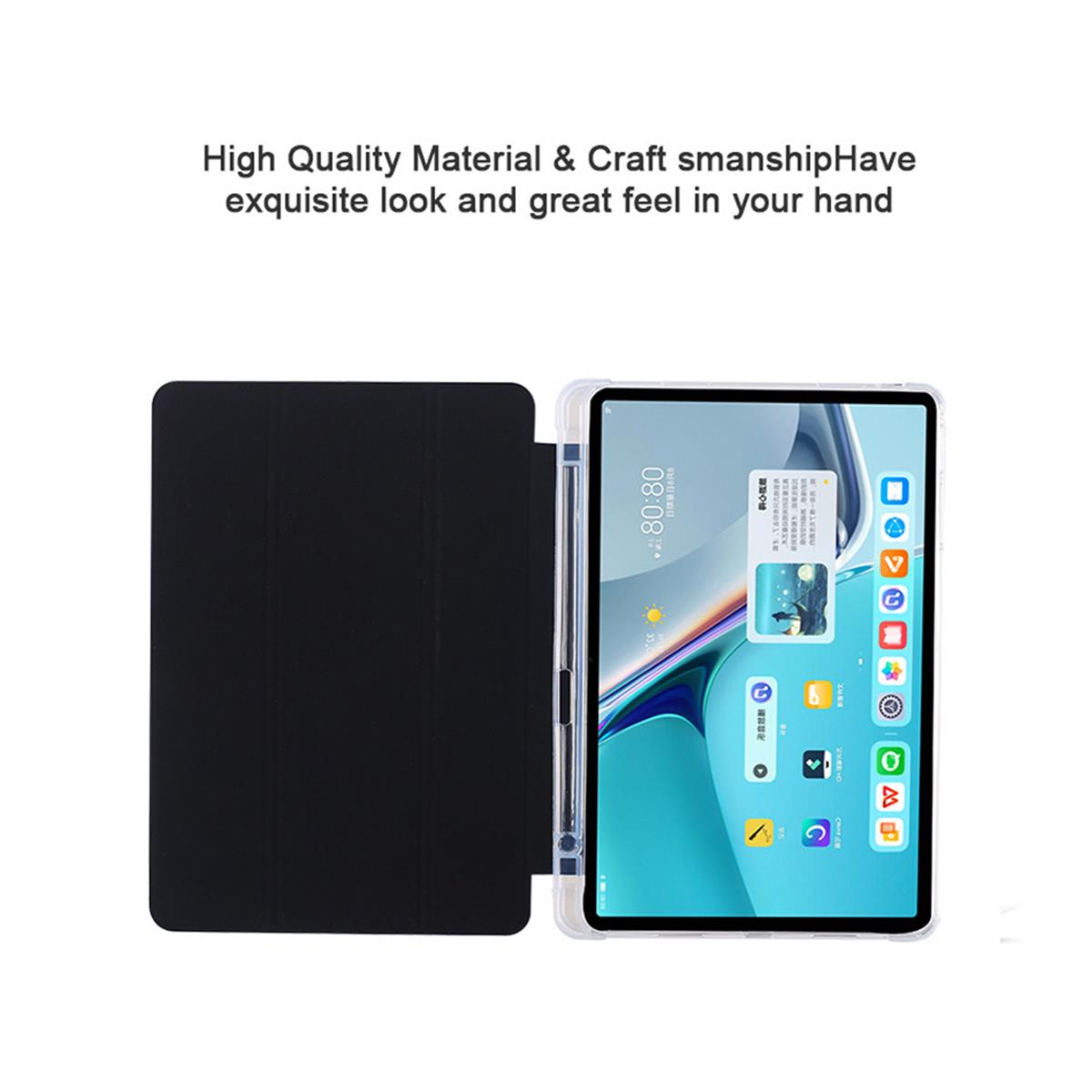 for Huawei Honor Magic Pad 2 ROD2-W09 Tablet 12.3 2024 Acrylic Clear Case With Pen Slot Smart ...