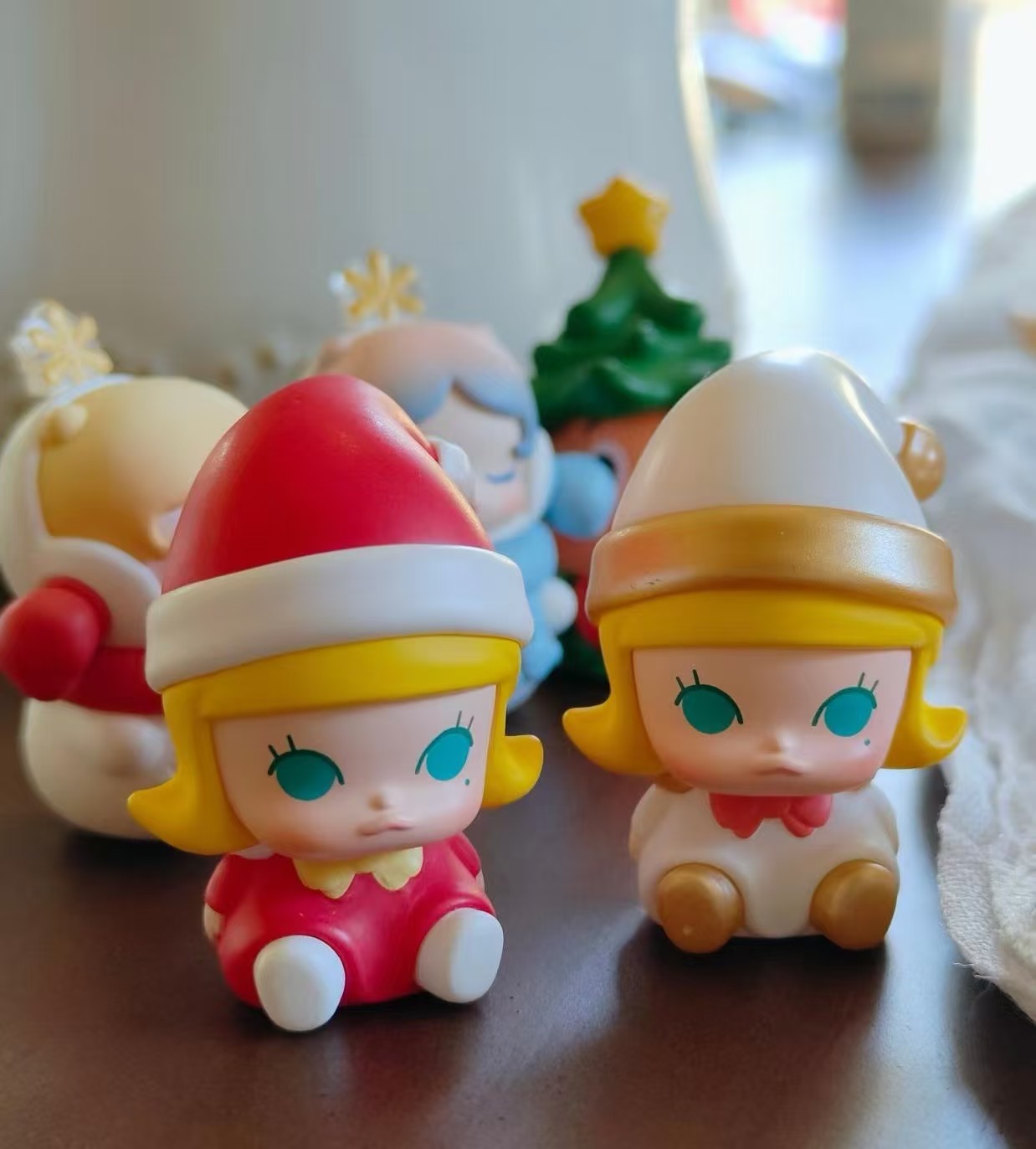 ของแท้ POPBEAN Christmas Cute Particles Series sp Snow Angel Labubu ...