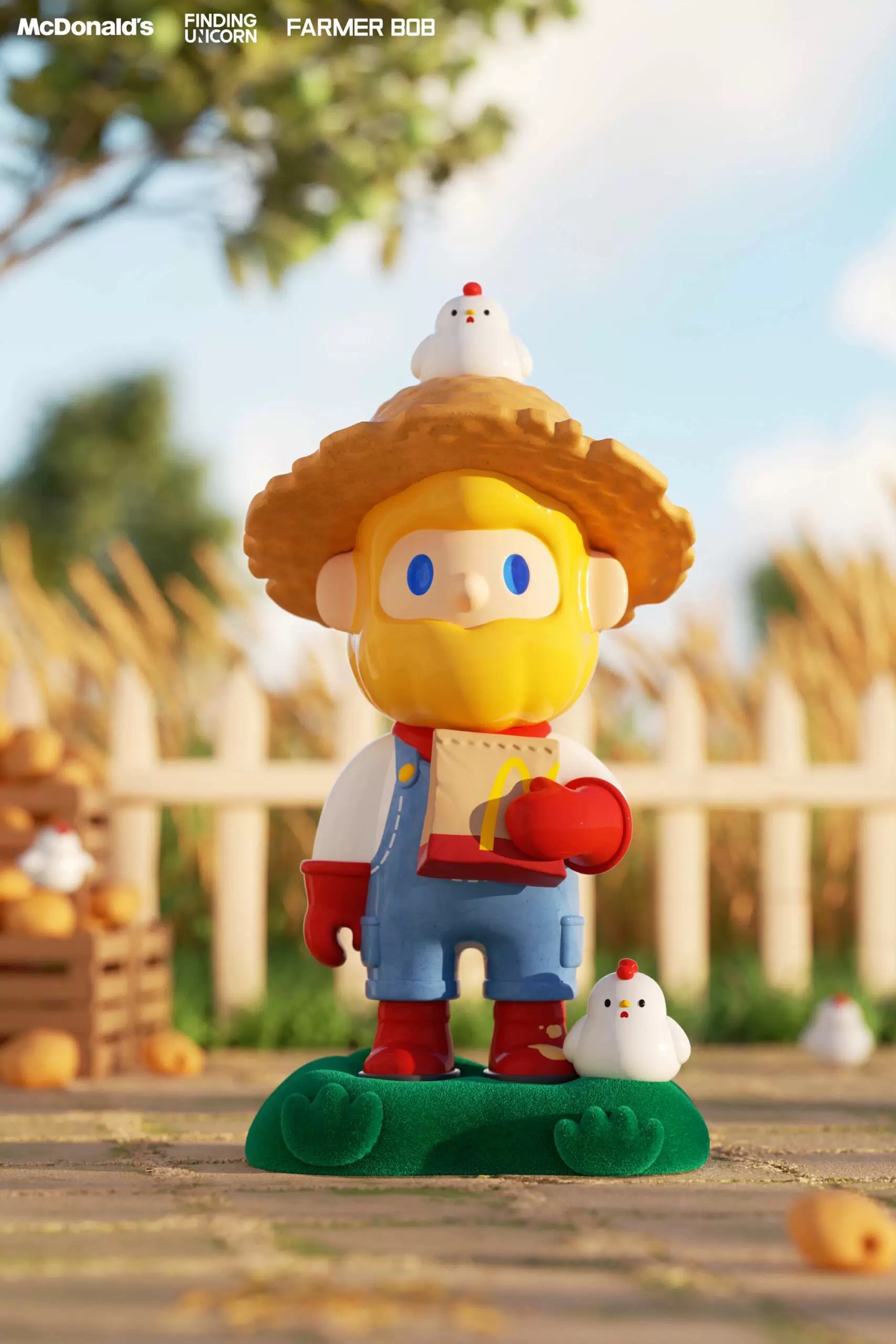 Farmer Bob กําลังมองหากล่องตาบอดของเล่นตุ๊กตาซีรีส์ Unicorn Union-Maimai Farm | Shopee Thailand