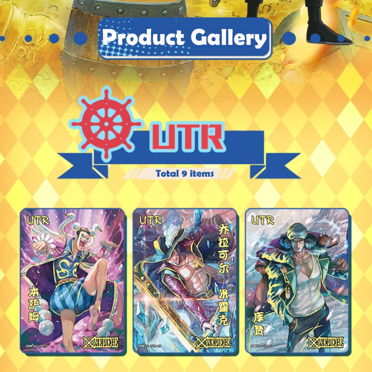 ใหม่ 150 One Piece TCG Luffy Zoro Sanji Rare PR/UTR/SSR Shiny Card Top ...