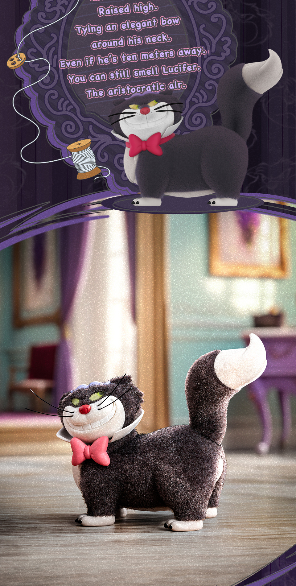 52TOYS Disney The Mischievous Cat Lucifer Series Blind Box Figure Toy ...