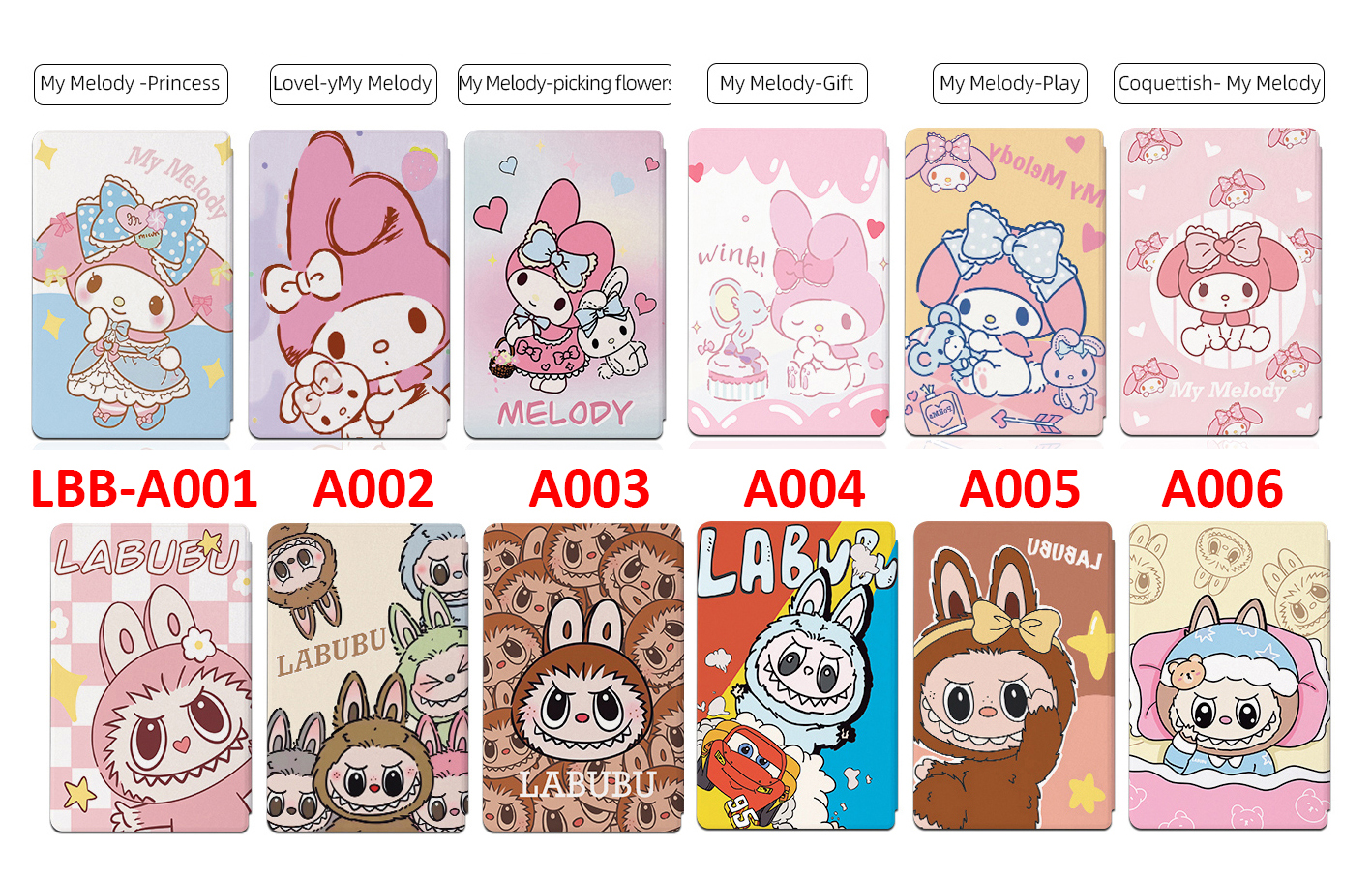 สําหรับ HONOR Pad X8A แท็บเล็ต 11.0 "2024 แฟชั่นน่ารักการ์ตูนรูปแบบ PU ...