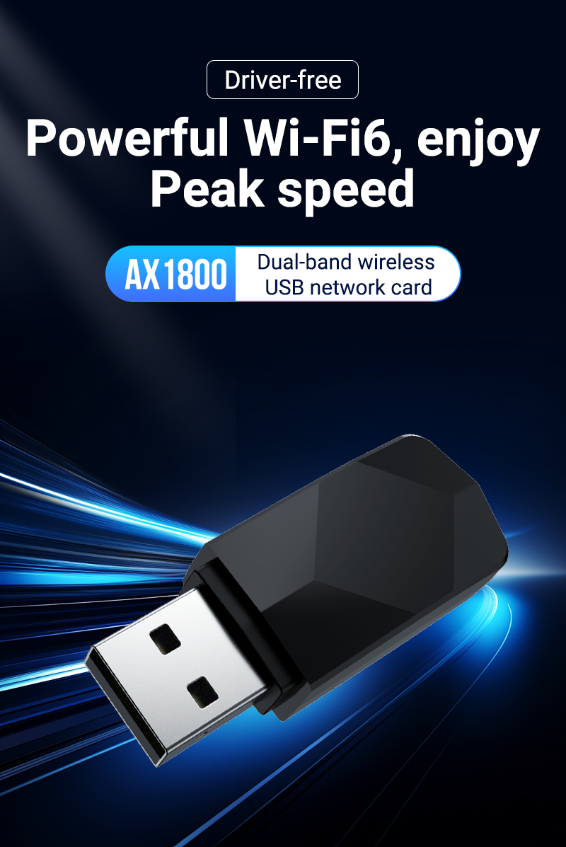 Wifi FIY AX1800 อะแดปเตอร์ Wifi บลูทูธ 5.3 Netword การ์ด USB 3.0 Dual ...