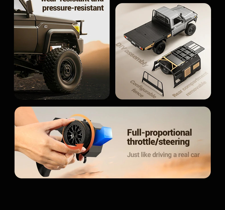 พร้อมสต็อก MNRC 2.4G MN82 MN82 Pro MN82S 1:12 Supertourer Full Scale ...