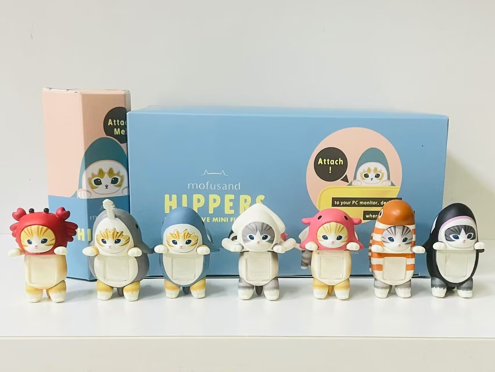 คุณภาพดี Sonny Angel Mofusand แมวกล่องตาบอด Hippers ตัวเลขการกระทําของ ...