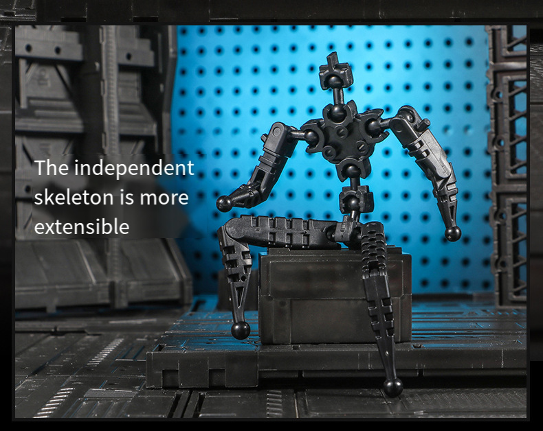 Mozi Mech นักรบ 3D พิมพ์ T13 Dummy Lucky 13 Action Figure,การบีบอัดสิ่ง ...