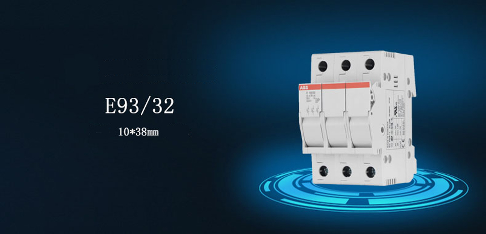Abb ฐานฟิวส์ E91/32 1P E92/32 2P E93/32 3P สามารถติดตั้งได้ 1 ~ 32A Core10*38 Rail ประเภท ...