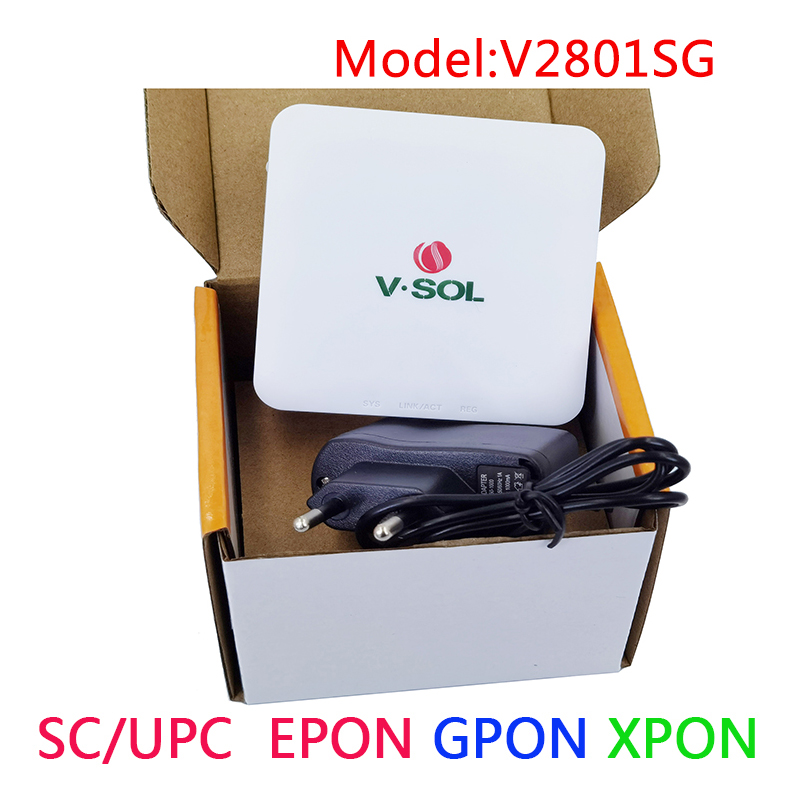 Vsol V2801SG 1GE พอร์ต XPON เทอร์มินัล ONT เทอร์มินัลออปติคัลพอร์ต 1GE | Shopee Thailand