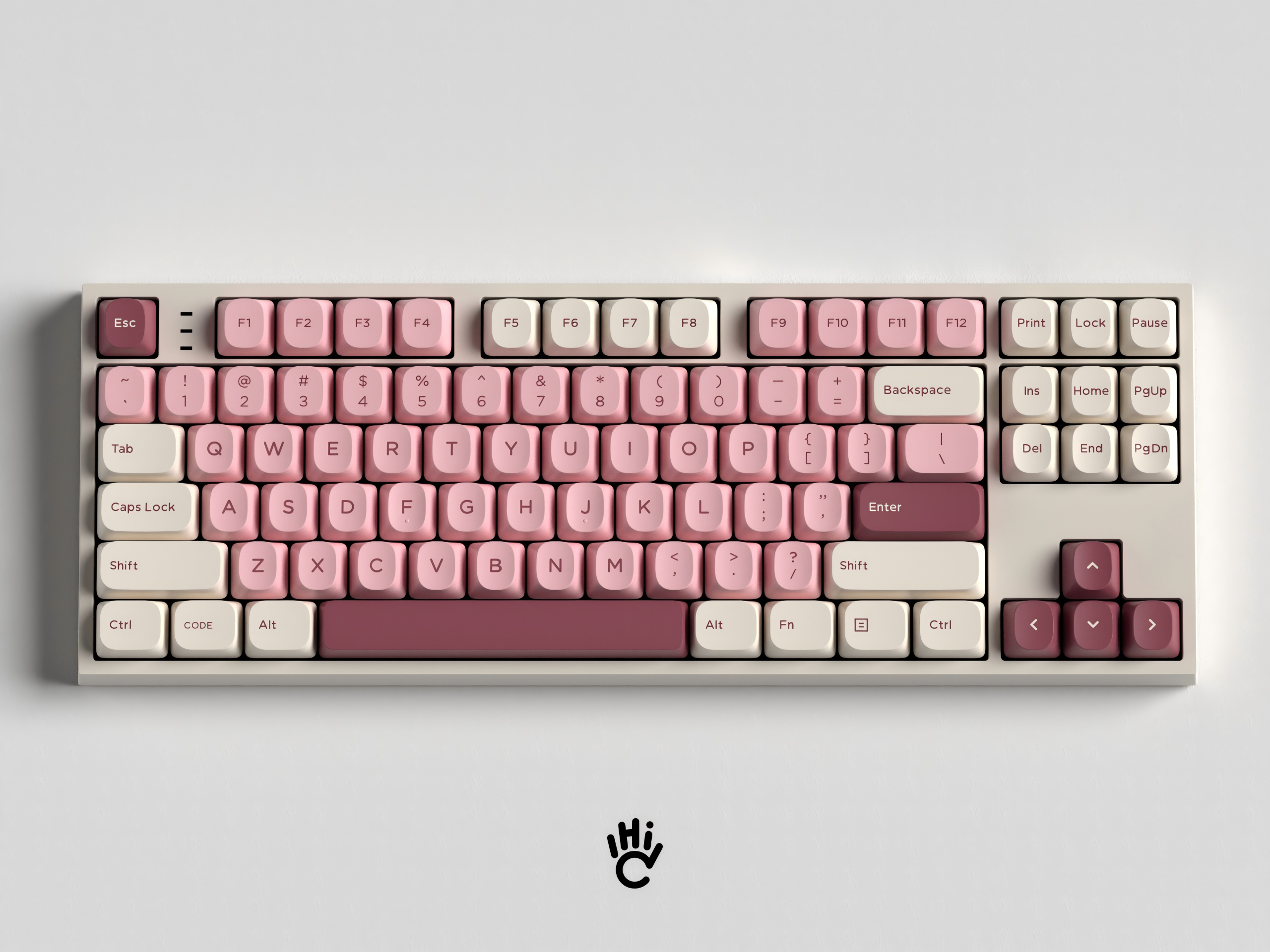 Obsidian ธีมสองสี Keycaps 171keys YMK Profile Keycap Custom PBT ...