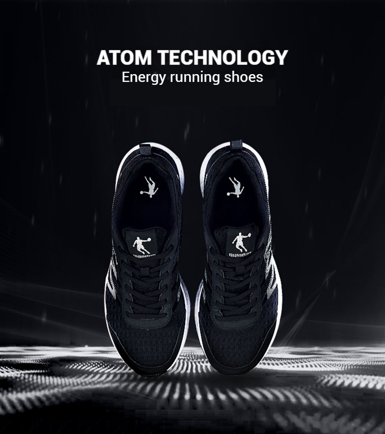 Qiaodan รองเท้าวิ่งผู้ชาย Breathable Casual Soft Bottom XM3570242 ...