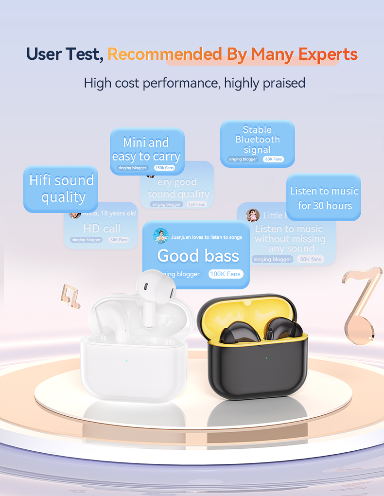 แจกของขวัญ 3 ชิ้นRealneo Neo 6 Max หูฟังบลูทูธ TWS การ์ตูนน่ารักสีสันสดใส BT5.3 หูฟังไร้สายขนาด ...