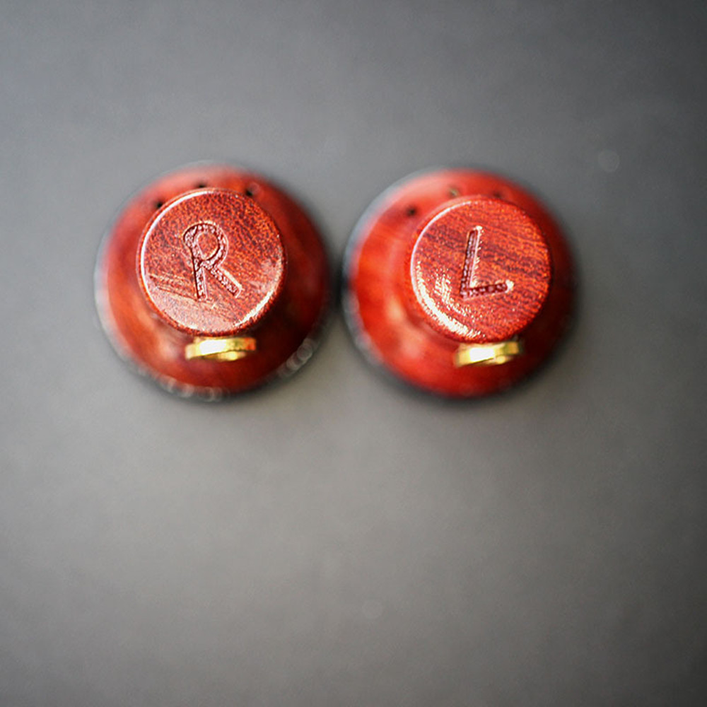 Fengru ZERO ไม้แบนหัวหูฟัง 32ohm ไทเทเนียมฟิล์มไดร์เวอร์ HIFI หูฟังที่ ...