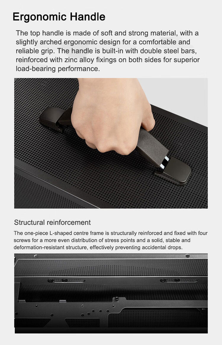 Pccooler K101 MESH Mini ITX เคสคอมพิวเตอร์,วัสดุเหล็ก/รองรับแหล่งจ่ายไฟ ...