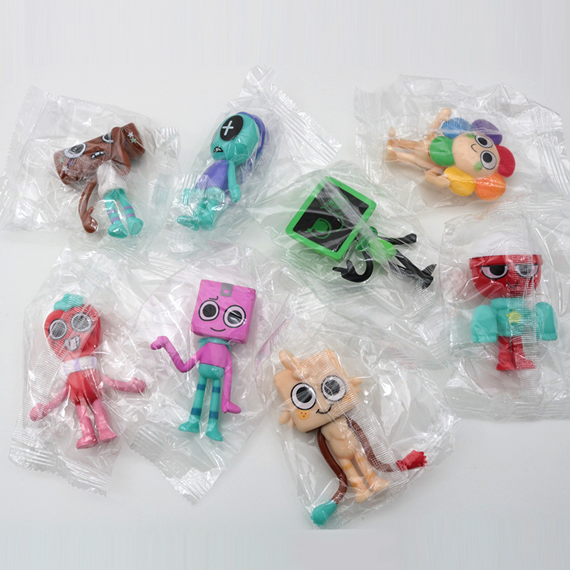 8ชิ้น/เซ็ตอะนิเมะdandys World Action Figureของเล่นการ์ตูนDandy World ...