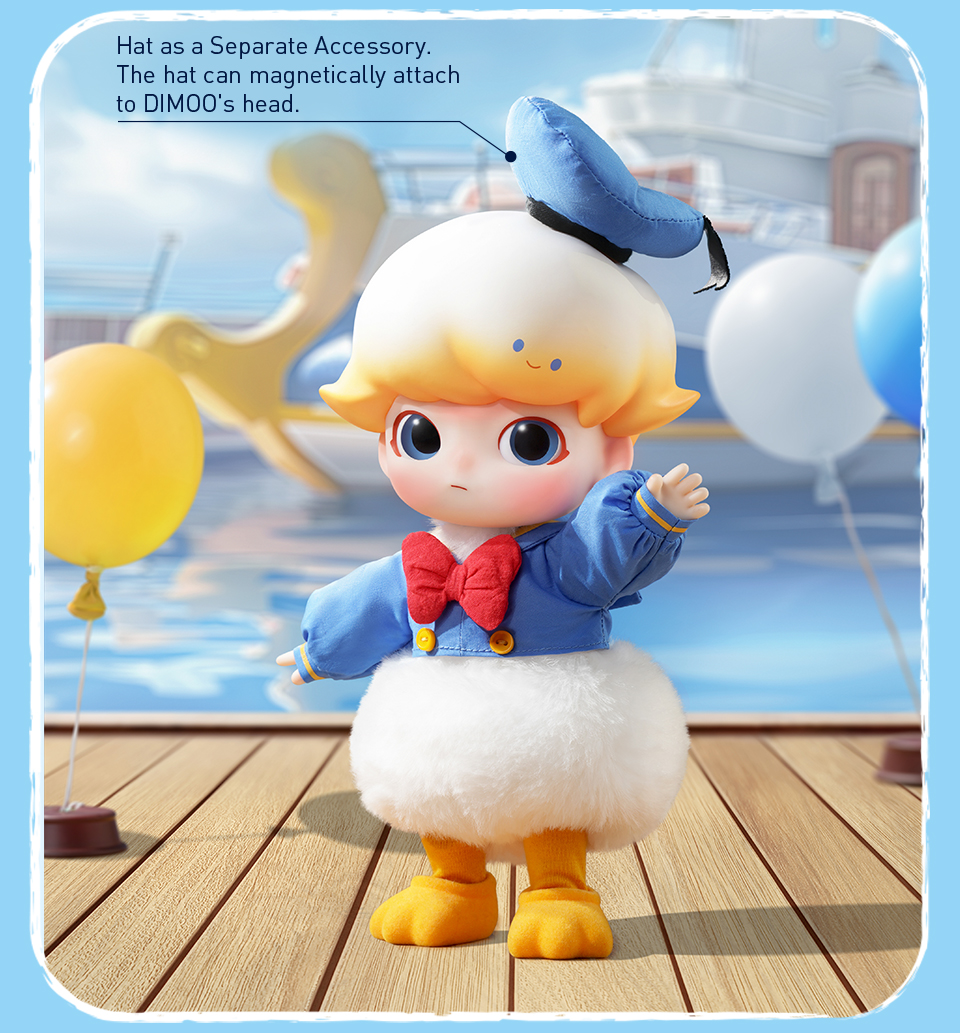 POP MART DIMOO Donald Duck 1/8 Action Figure | Shopee Thailand