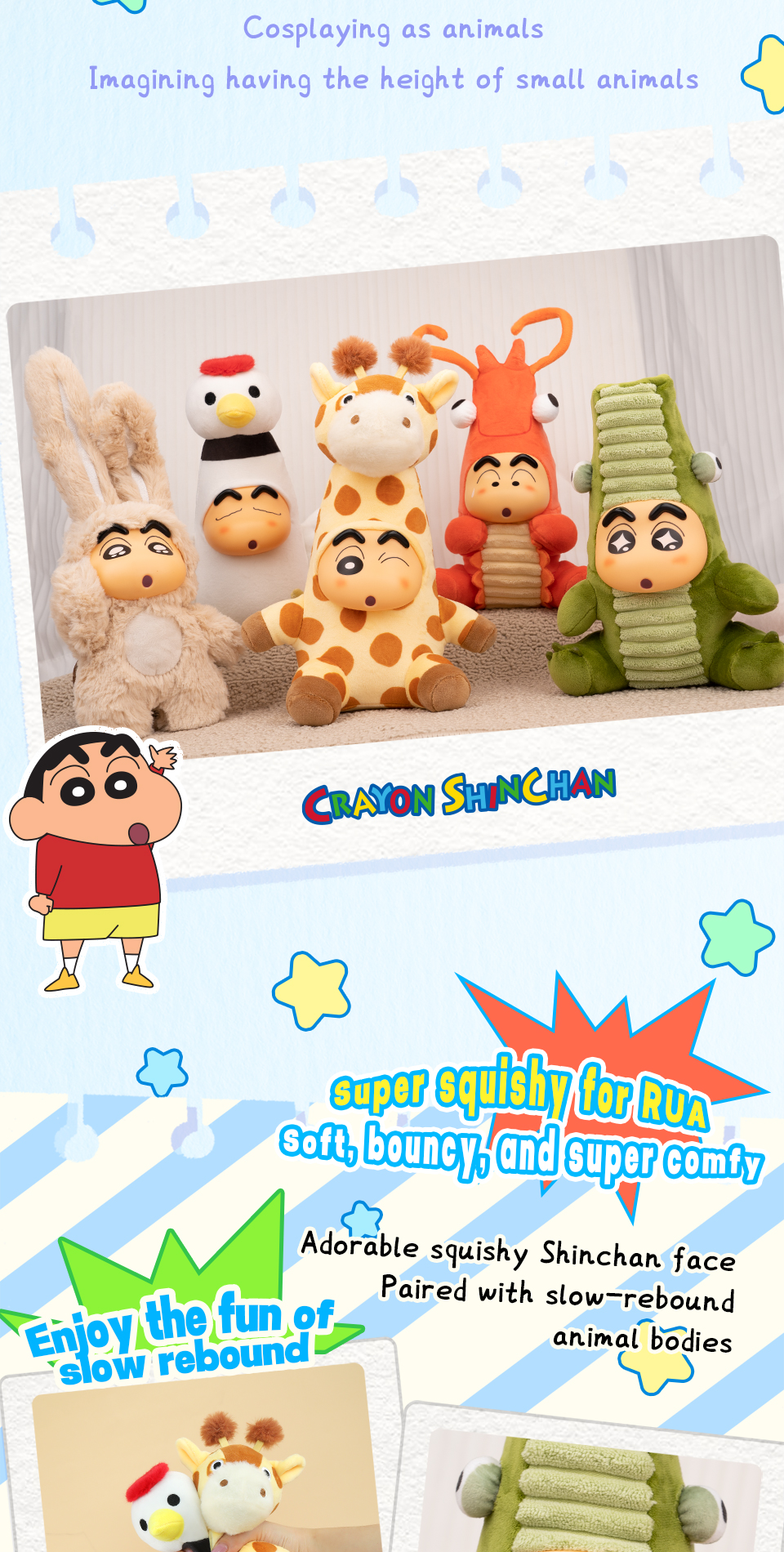 52TOYS Crayon Shinchan Growing Fun Series Blind Box Figure Toy | Shopee ...