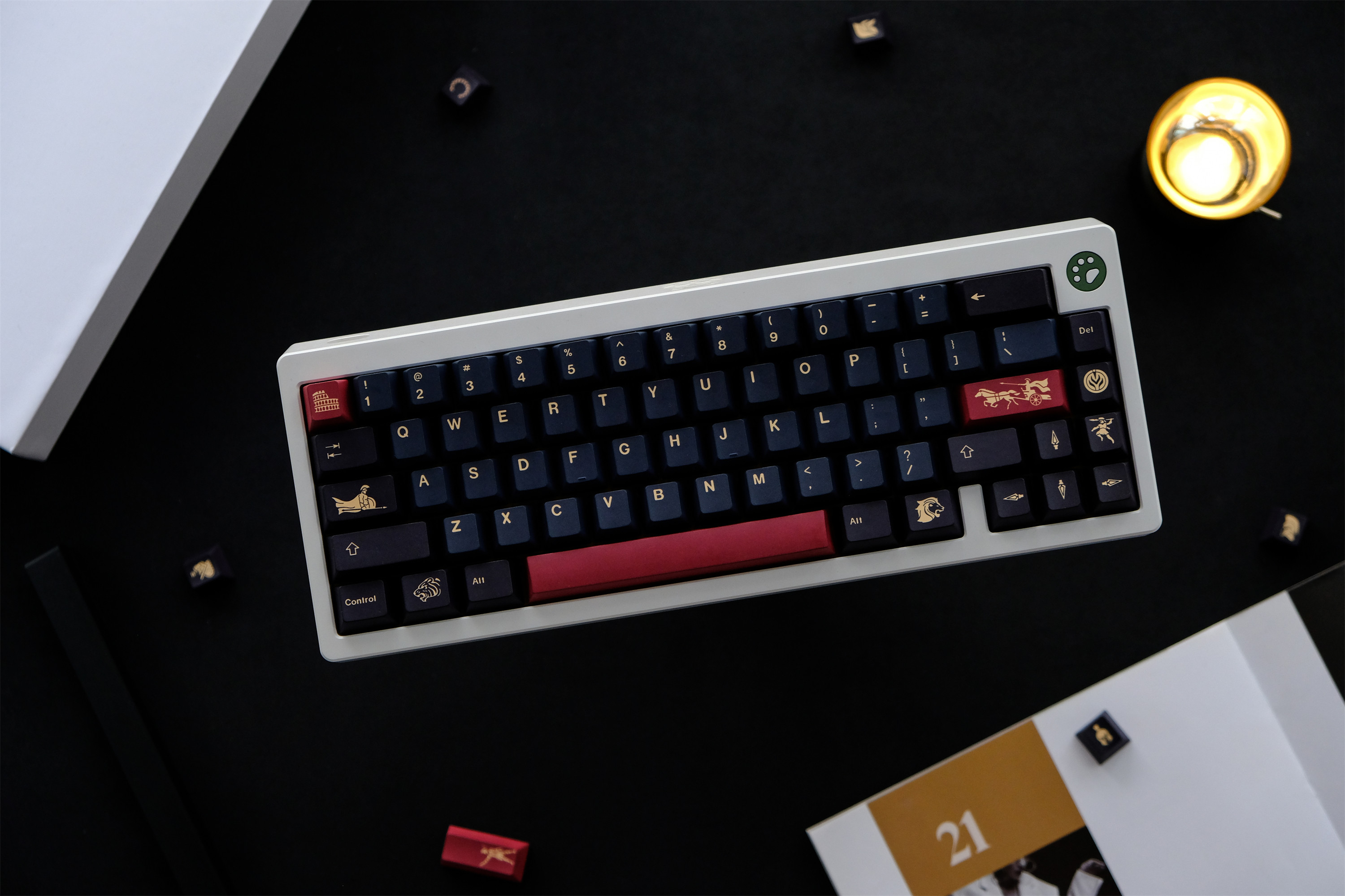 Gmk Rome Keycaps 129 คีย์ PBT Cherry Profile DYE-SUB ส่วนบุคคลสําหรับ ...