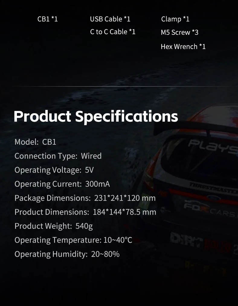 Pxn CB1 Simulator Race Central Control Box 30Programmable Button ...