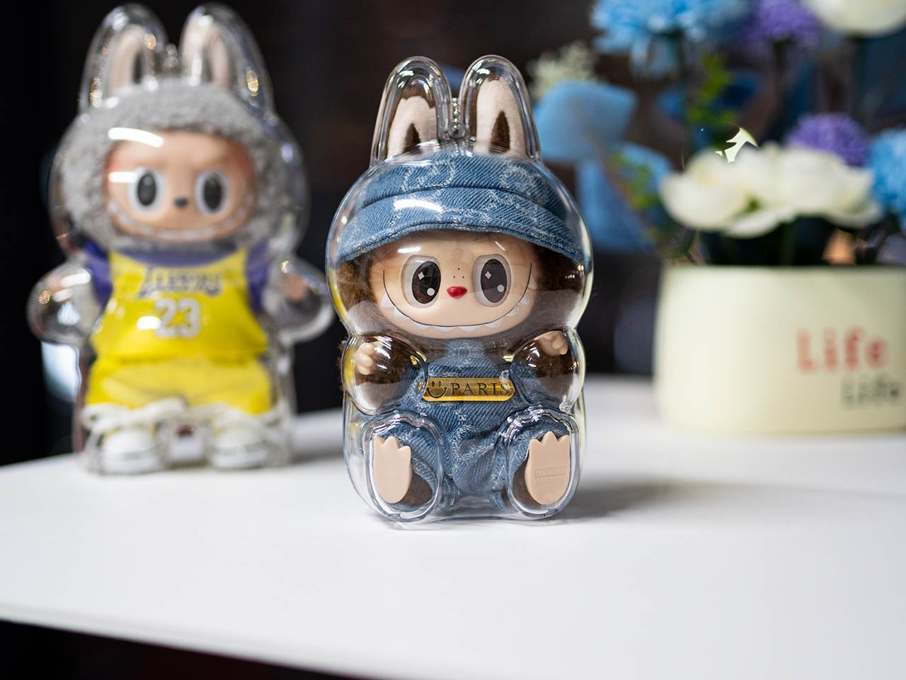 Labubu doll เคสป้องกันรุ่นที่ 2 อัพเกรดความหนา ปรับปรุงความโปร่งใส ...