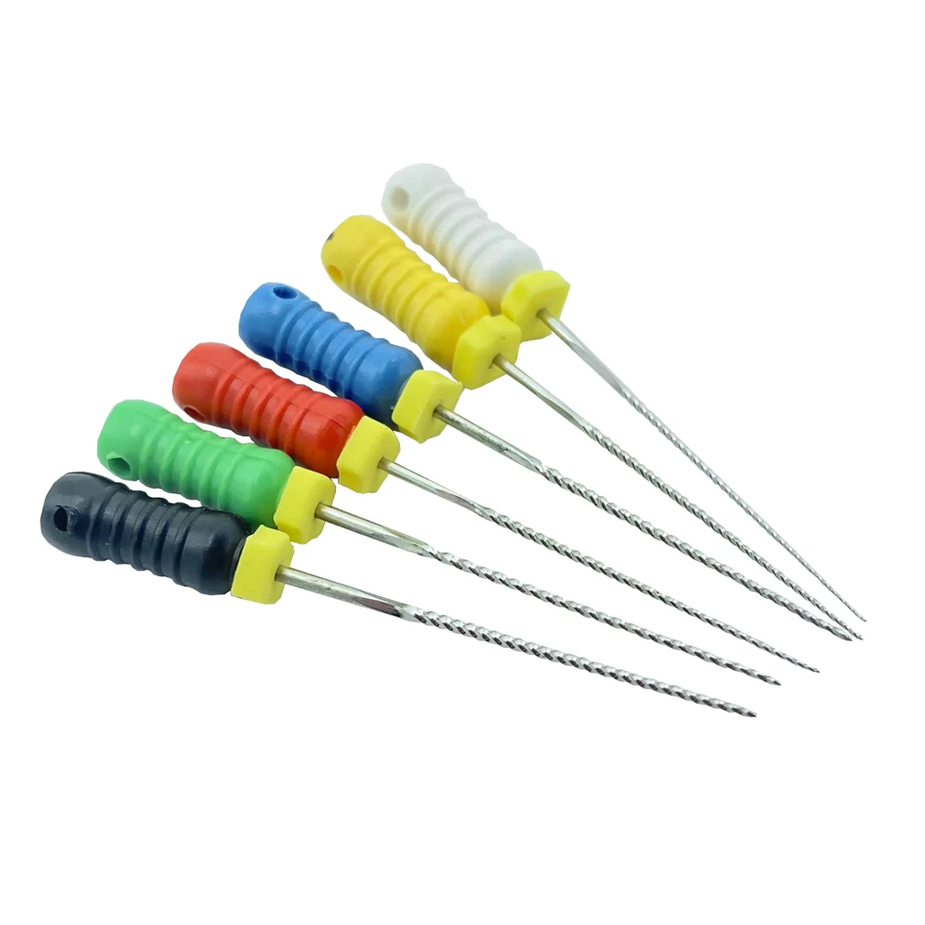 Niceden เครื่องมือทันตกรรม Root Cannal Endo K แฟ้ม 21 มม.25 มม.31 มม. ...