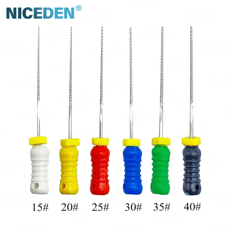 Niceden เครื่องมือทันตกรรม Root Cannal Endo K แฟ้ม 21 มม.25 มม.31 มม. ...