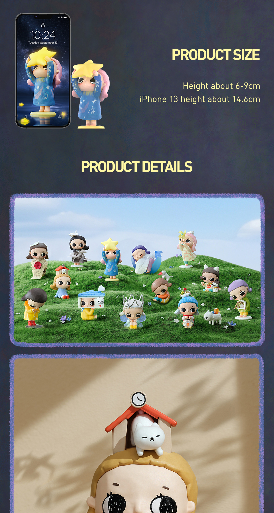 POP MART Nyota Growing up by Your way Series Figures Blind Box Action ...