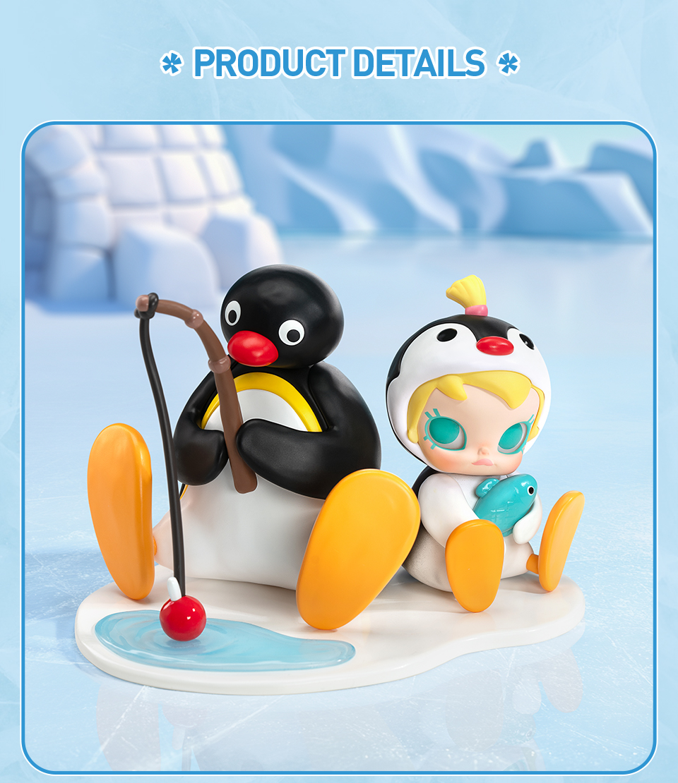POP MART Baby Molly x PINGU Fishing Time Figure | Shopee Thailand