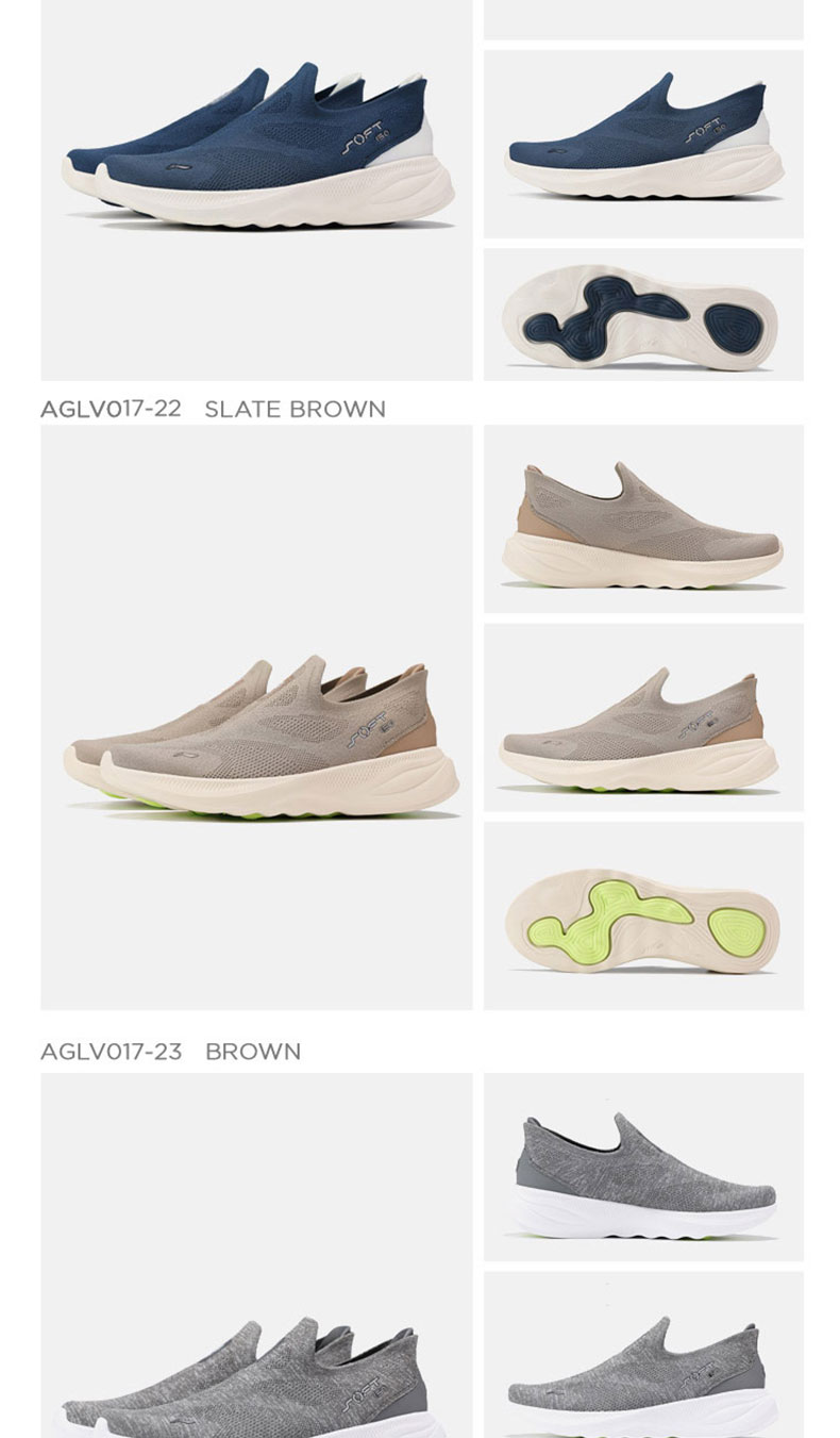 LI-NING SOFT GO 2 KNIT Mens Athleisure footwear Professional Sports ...