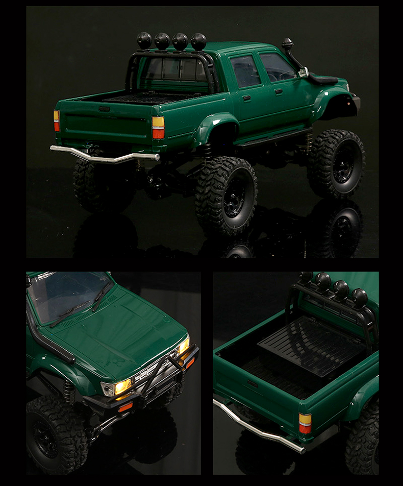 Dark Greenwpl C64-1 RC รถ 1/16 2.4G Full Scale 4WD ผู้ใหญ่ปีนเขารถ Off ...