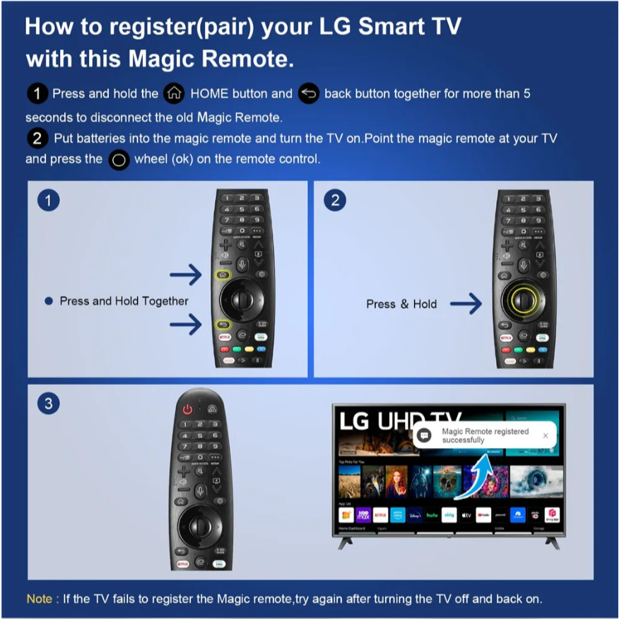 ของแท้ รีโมท Magic remote รีโมททีวี LG Smart TV สั่งงานด้วยเสียง ...