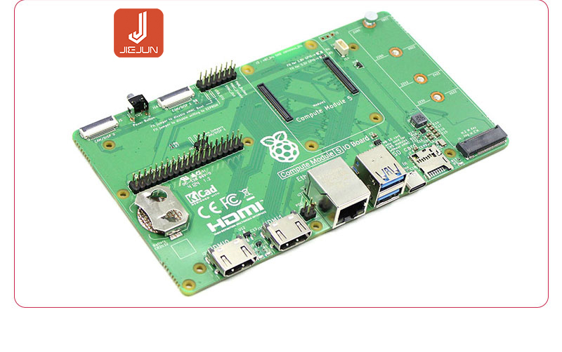 Compute Module 5 IO Board Compute โมดูล baseboard of the Raspberry PI ...