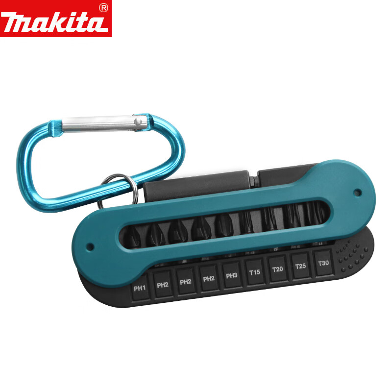 MAKITA E-15849 25มิลลิเมตรผลกระทบสีดําไขควงบิตชุด10ชิ้นไฟฟ้าไดร์เวอร์ ...
