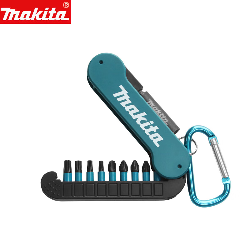 MAKITA E-15849 25มิลลิเมตรผลกระทบสีดําไขควงบิตชุด10ชิ้นไฟฟ้าไดร์เวอร์ ...