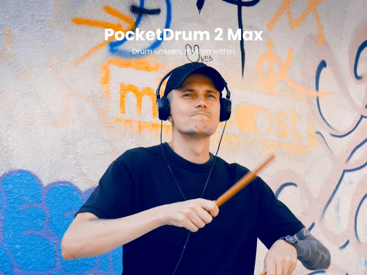 Aeroband PocketDrum 2 MAX Somatosensory Digital Electronic Air Drum ...