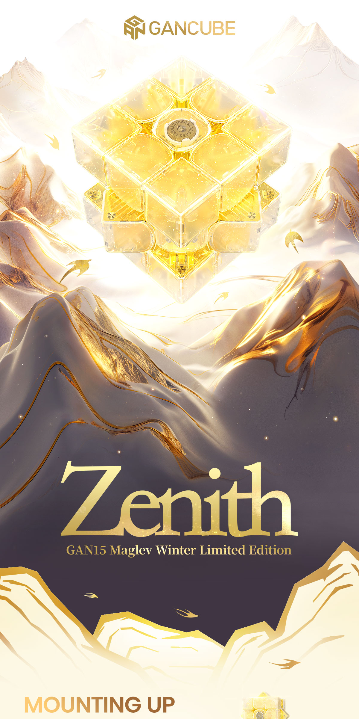 Gan15 Maglev Zenith Winter Limited Edition Cube | Shopee Thailand