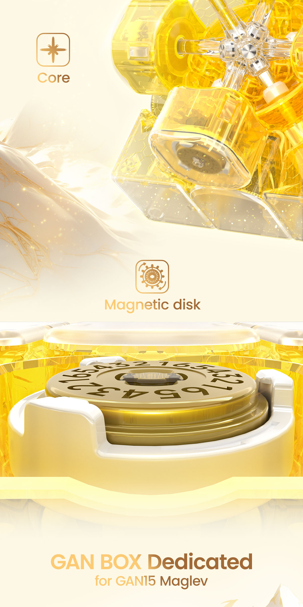 Gan15 Maglev Zenith Winter Limited Edition Cube | Shopee Thailand