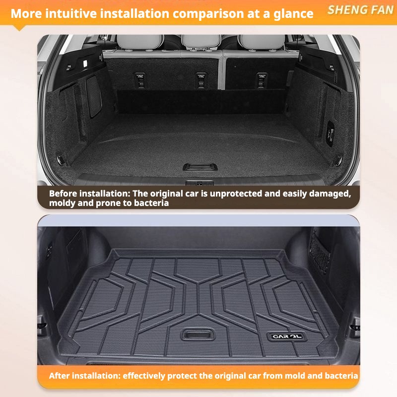 Deepal E07 พรม ถาดหลังรถ เสื่อท้ายรถ พรมปูพื้น tpe/xpe ป้องกันรอยขีด ...